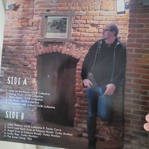 12 Vinyl Record Mixtape Two Sided, Black, Fully Custom Songs Your ...