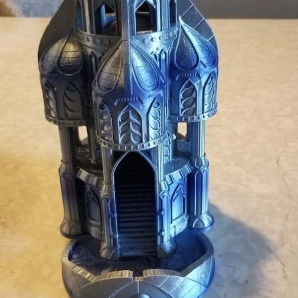 Necromancer 3D Printed Dice Jail RPG Dice Vault D20 Storage Box Fantasy ...