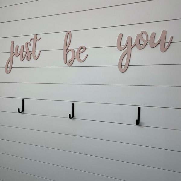 Just Be You Wooden Wording-just Be You Sign - Etsy