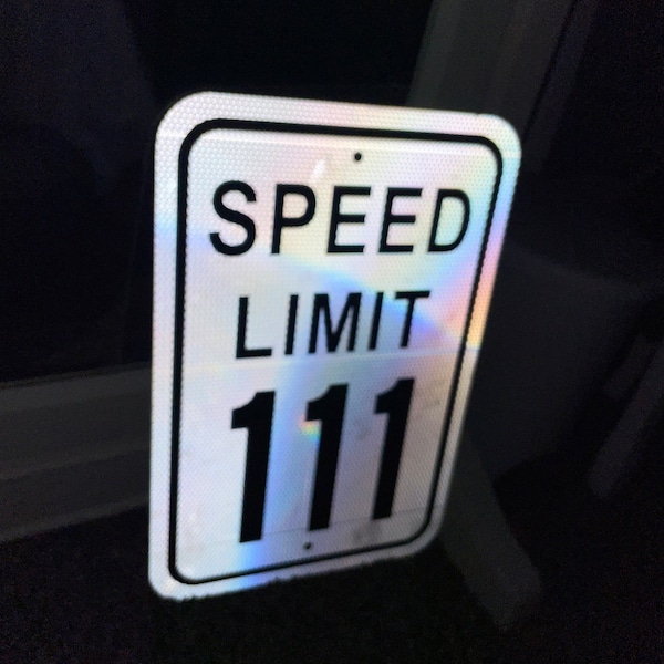 Custom Reflective Speed Limit Sign 12"x18" - Etsy