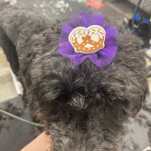 Plain DOG BOWS Tulle Dog Bows Grooming Dog Topknot Bows - Etsy