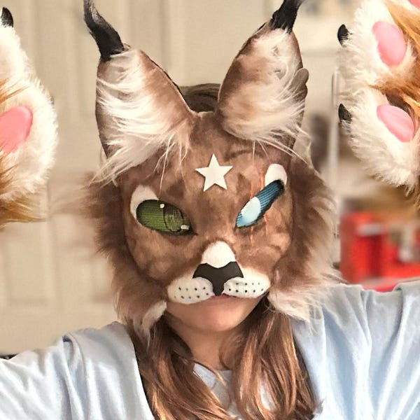 Strawberry Cat Mask - Etsy