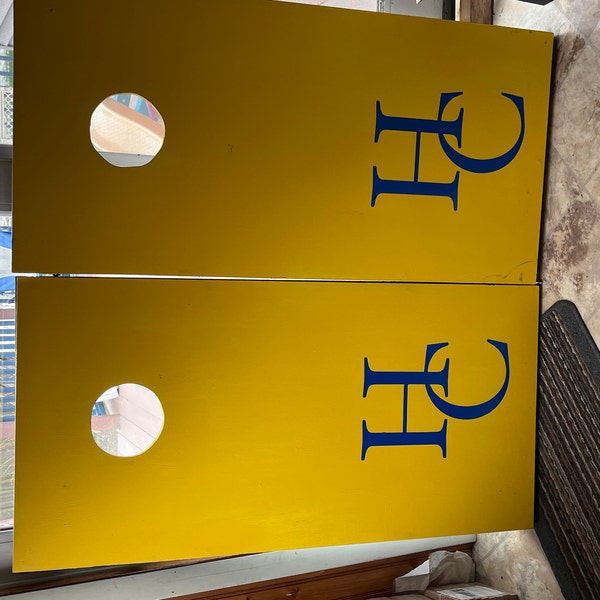 Set of Two Custom Logos for Cornhole Boards, Printing of 2 Business or ...