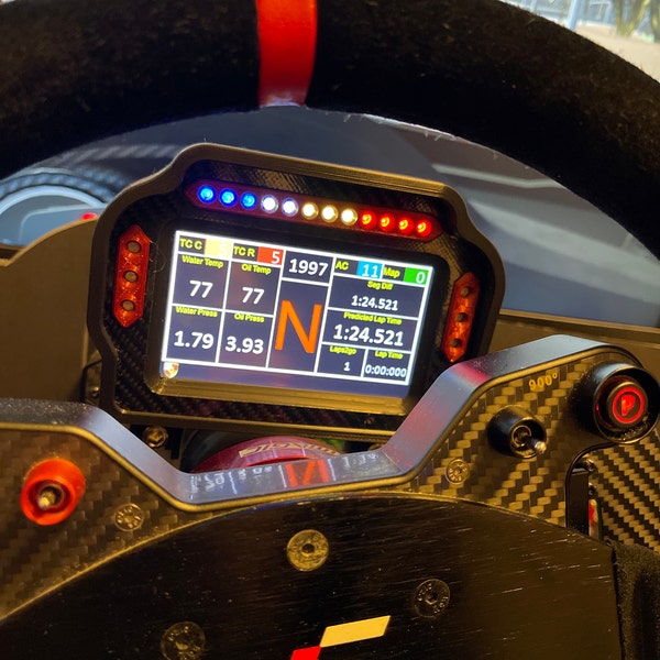 6.8'' Sim Racing Dash Display DDU 10.7 28leds Fanatec Simucube - Etsy