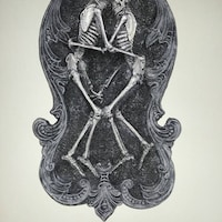 Amor Aeternus, Skeleton Lovers Wall Plaque, Resin Sculpture | Gothic ...