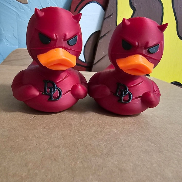 Dare Duck- 3D Printed Figurine - Etsy
