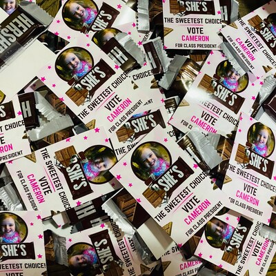 Twixted Candy Tag Election Campaign Voting Cards Vote for - Etsy