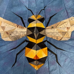 Take Wing Paper Piecing Pattern PDF Format - Etsy