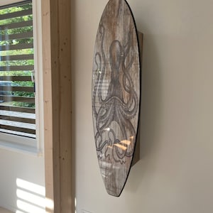 Surfboard-shape Wall Led Light With Green Monstera Realistic - Etsy