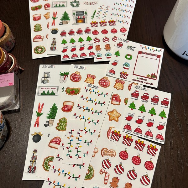 NEW Holiday Planner Stickers, Cute Holiday Icon, Calendar, U.S ...