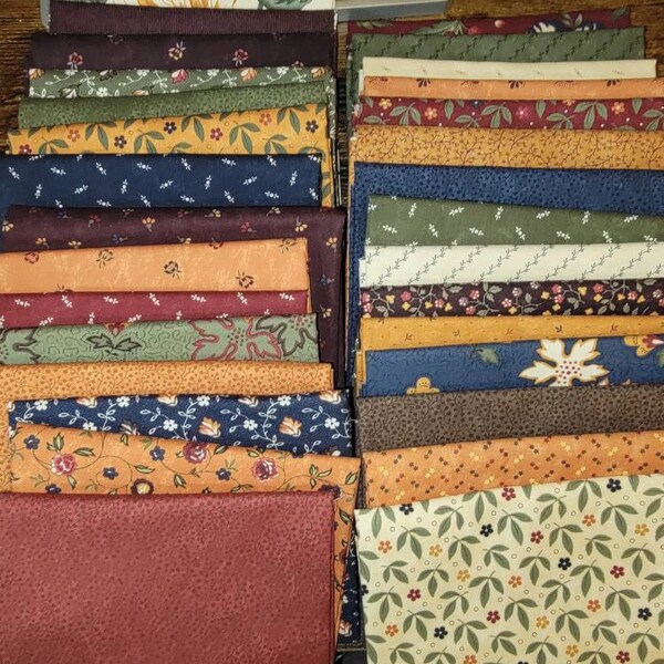 GORGEOUS Fall Leaves and Plaids Fat Quarter Bundle 5 - Etsy