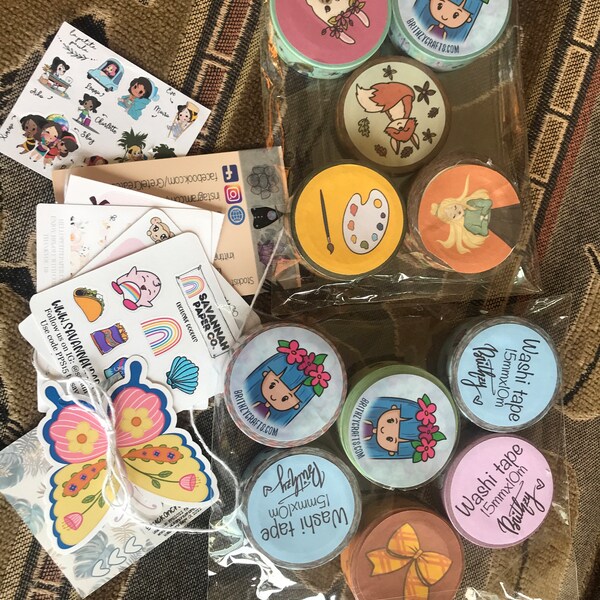 Frida Kahlo Washi Tape Set - Etsy