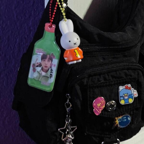 BTS Mini Picket Pin Kpop Uchiwa Ita Bag Tote Bag - Etsy