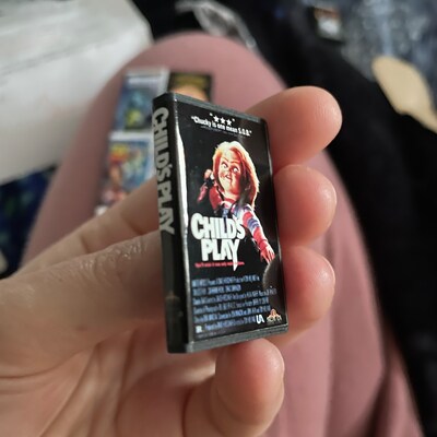 Mini 1:6 VHS K-Z Titles Tapes Choose the Movie Retro Miniatures 80's ...