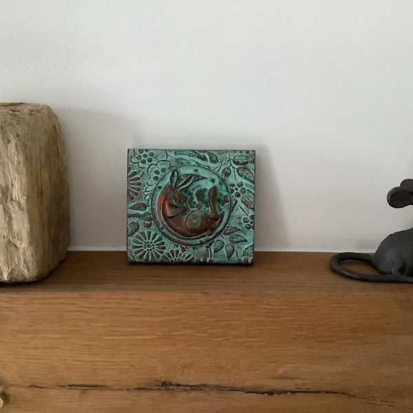 COMMISSION - Green Rabbit With Emerald Green Eyes - Wall Mounted ...