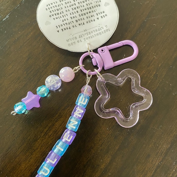 Acrylic Frame Keychains | Mini Heart and Square Deco Keychain | Sticker ...