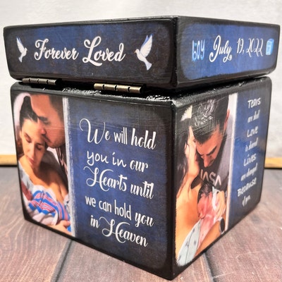 Personalized Photo Tissue Box, Unique Wood Tissue Box Cover - Etsy