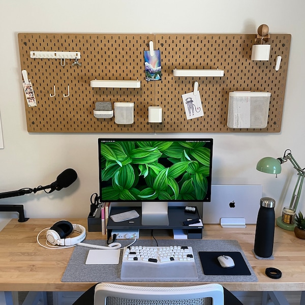 Natural Wool Desk Mat - Felt Desk Pad - Large Desk Pad - Soft Merino ...