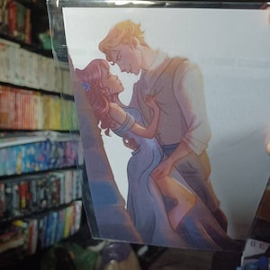 5x7 Feysand Art Print ACOTAR Couples Art Fan Art Feyre and Rhysand Bookish Bookish Merch SJM ...