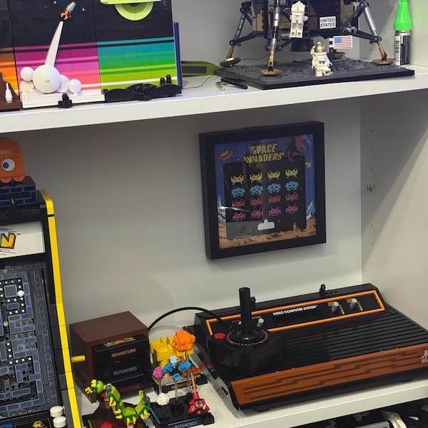 Super Mario World Pixel Art Shadow Box - Handmade - 3D Layered - Framed ...