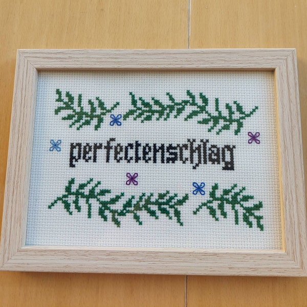 Punch a Nazi Cross Stitch PDF Pattern - Etsy