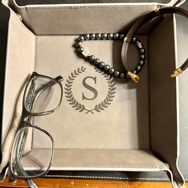 Personalized Leather Binder, Customized Binder, Graduation Gift, Office ...