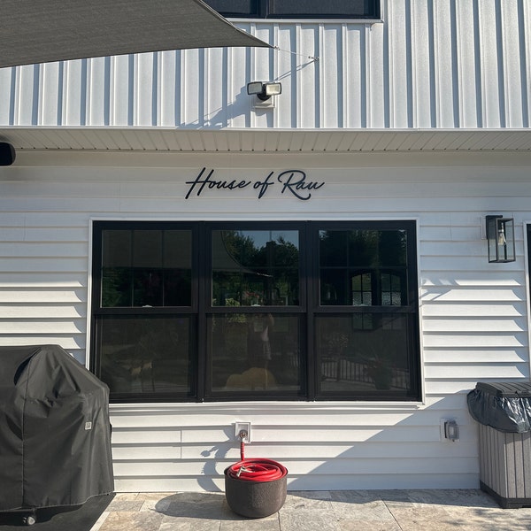 Script Address Sign ,script House Numbers, Custom House Numbers Sign ...