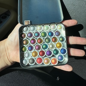 Half Shiny Fairy Dust Set for Handmade Color Shift Watercolor Paints - Etsy