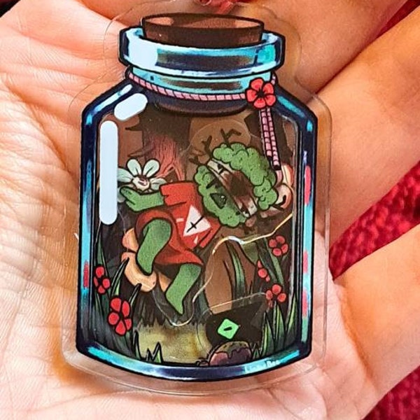 Cult of the Lamb Leshy Shaker Keychain Cotl - Etsy