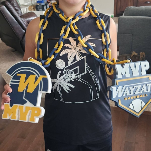 Oversized Custom 3D Printed Logo, Graduation, Homerun Chain, Sports ...
