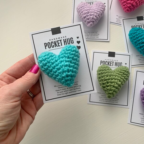PRINTABLE Pocket Hug Tags - Digital PDF - DIY Packaging, Backing and ...