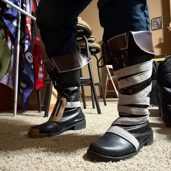 Made to Order Custom Made Deadpool 3 Wolverine Cosplay Shoes Boots ...