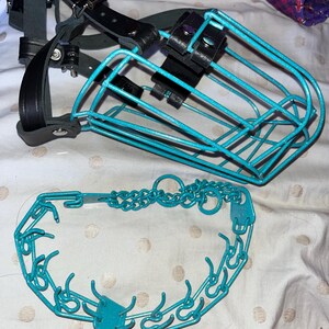 Custom Powder Coated Metal Wire Basket Dog Muzzle - Etsy