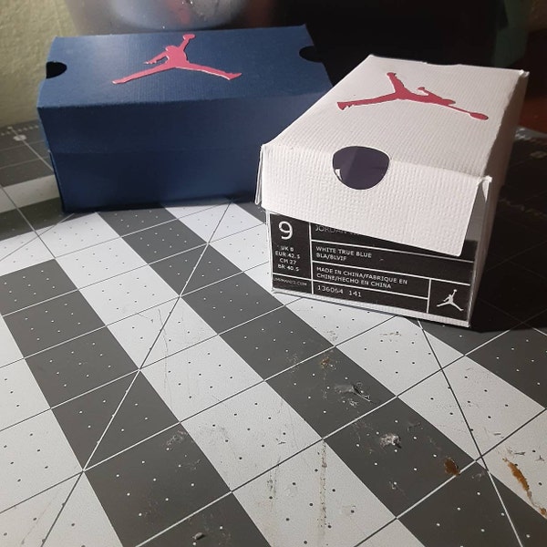 Mini Shoes Box Template, Mini Sneaker Box Template, Gift Box Template ...