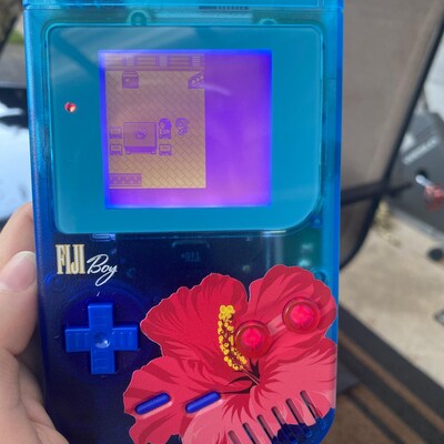 Custom Backlit Simpsons Gameboy DMG, Modded Bivert Nintendo Game Boy ...