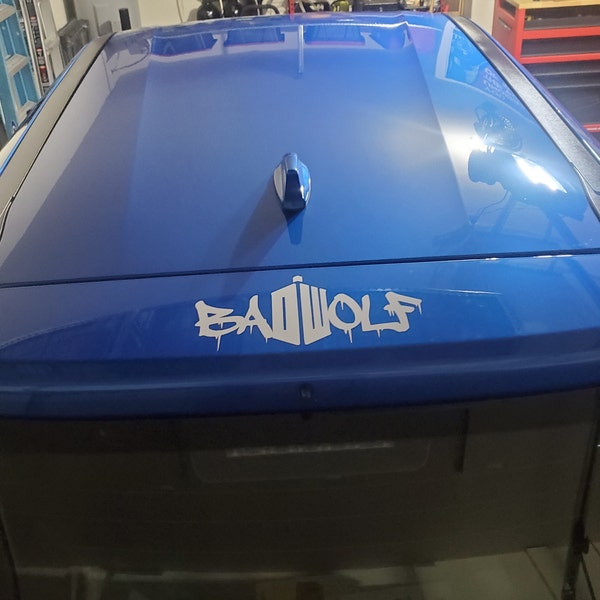 Bad Wolf Doctor Who Vinyl Sticker Car Window Door Bumper Decal DR ...