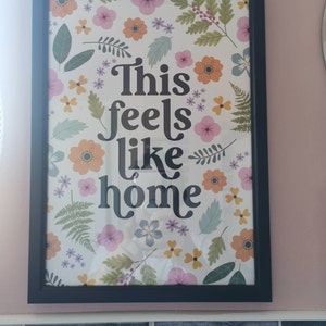 Botanical Sink Bathroom Tile House Plants Art Print Unframed A6 A5 A4 ...