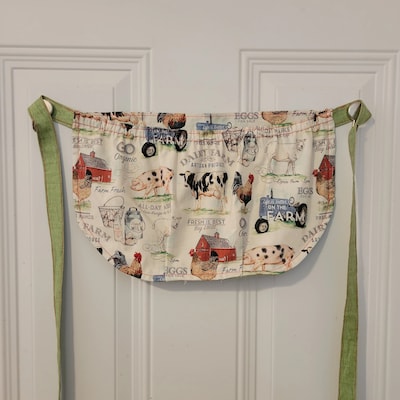 Egg Gathering Full Apron Sewing Pattern and Tutorial - Etsy
