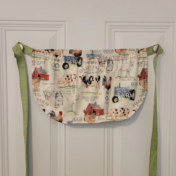Egg Gathering Apron Sewing Pattern and Tutorial - Etsy