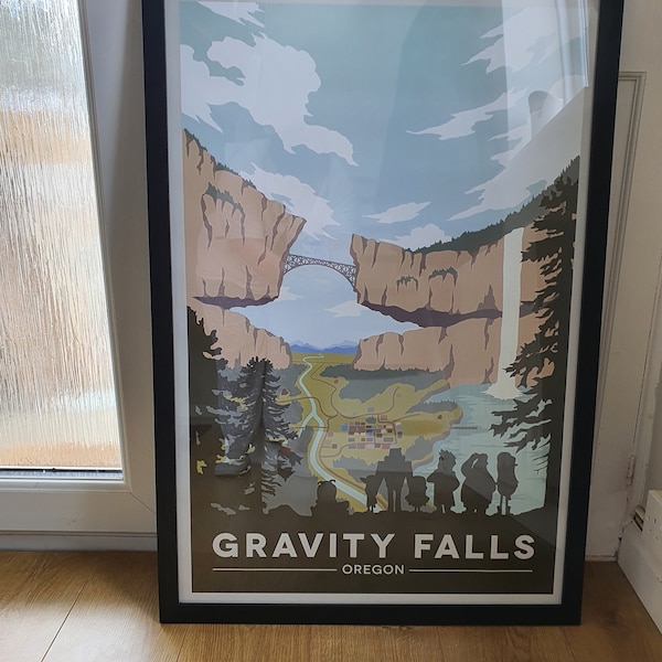 Gravity Falls National Park Poster - Etsy