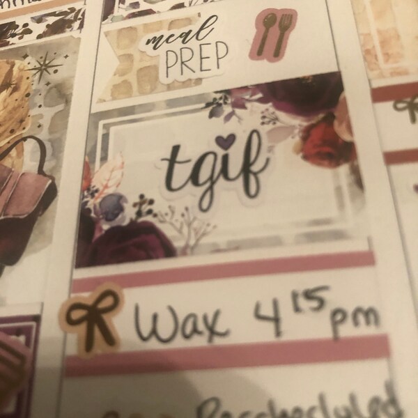 TGIF Planner Stickers - Etsy