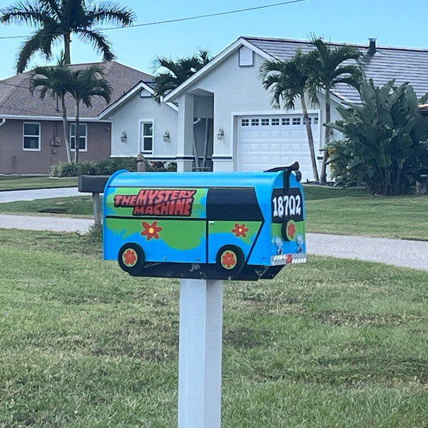 Large-size Mailbox Camper Van Mailbox (VW Camper Van Vibes) Custom. I ...