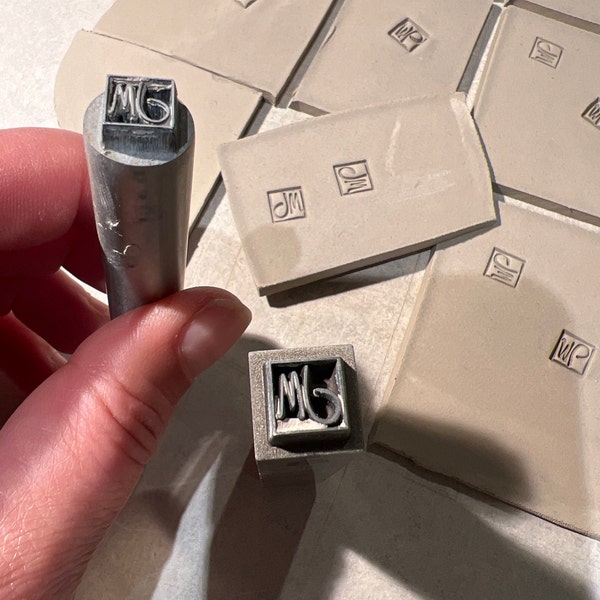 Custom Pottery Stamp for Ceramic Artists Custom Metal Stamp for Clay ...