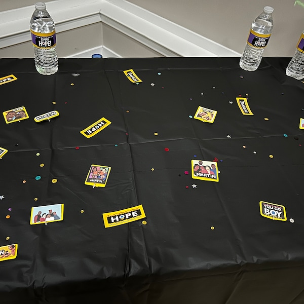 90's Hip Hop Party Theme Table Toss Confetti Pieces. 0ld School House ...