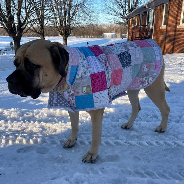 PDF Dog Coat Sewing Pattern / DIY Pet Clothing / Dog Jacket Sewing ...