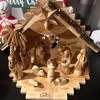 Large Nativity Set | Wooden Nativity Set for Christmas Manger Scene ...