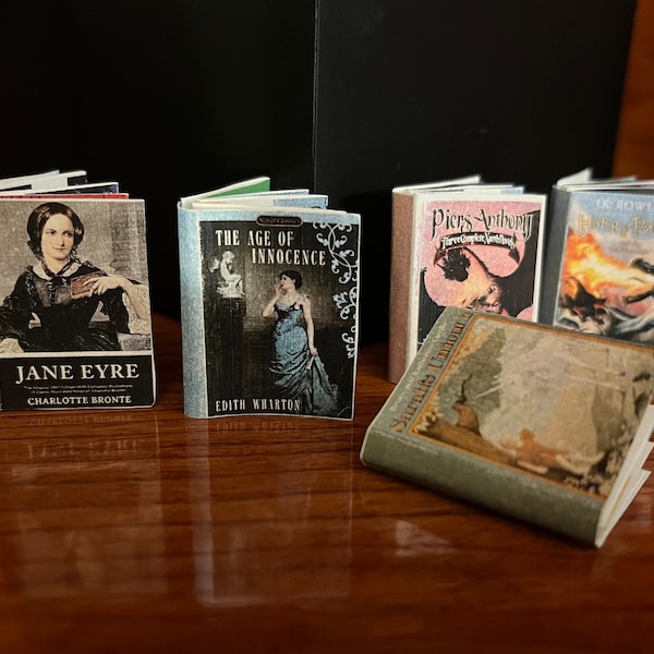 Mini Book Covers Editable Template, Mini Books, Canva Template ...