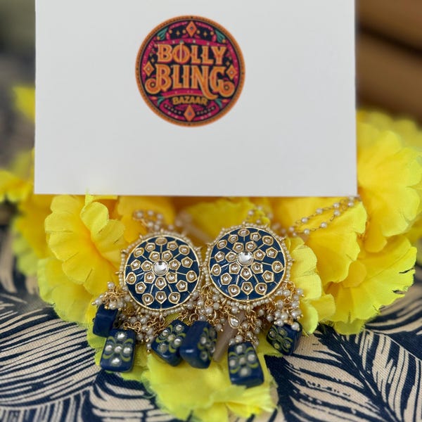 Silver Bridal Set - Pearl Indian/ Pakistani Style With Jhumka Earring ...