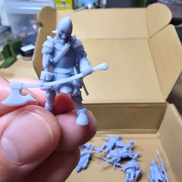 9PC Village Guards, Dnd Miniature Guards for Table Top Games, Wargames ...