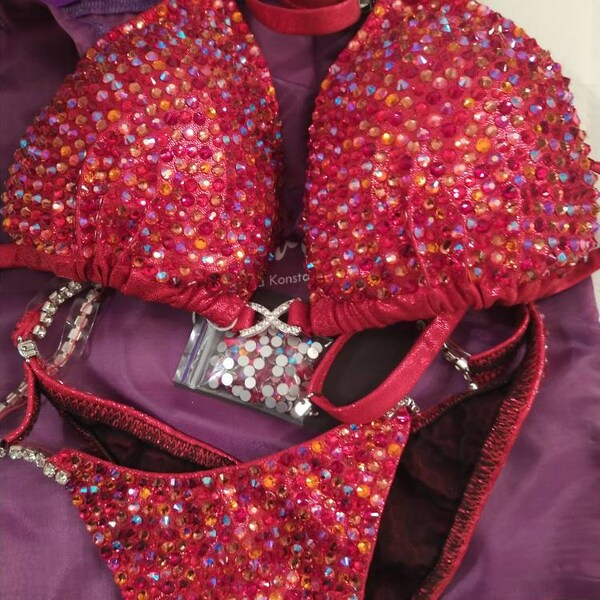 Competition Set - Rhinestone Fitness - NPC - IFBB - WBFF - Figure ...